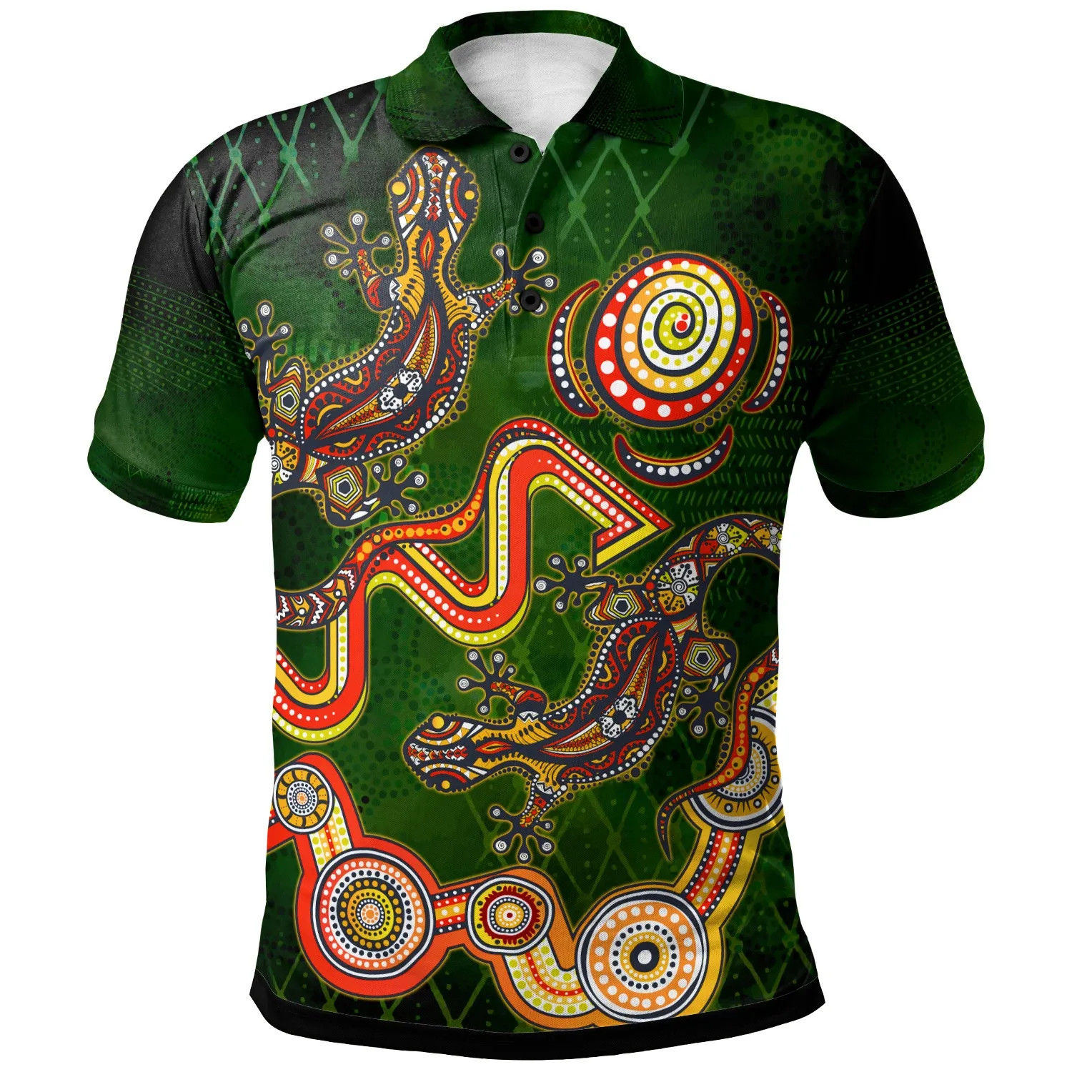 Australia Aboriginal Polo Shirt - Aboriginal Journey