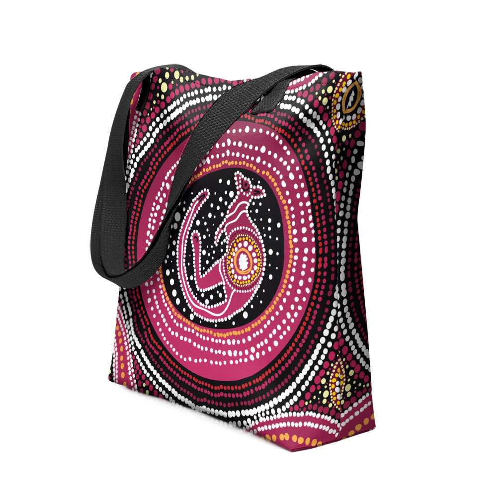 Indigenous Australian Aboriginal Tote Bag Aboriginal Background ...