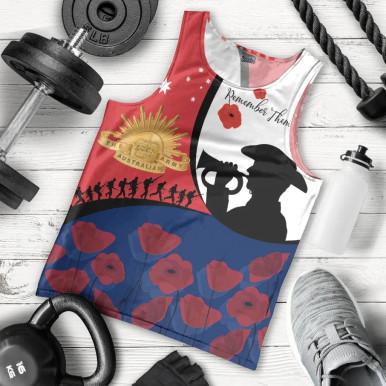 Australia Anzac Day Men Tank Top - We will remember Them