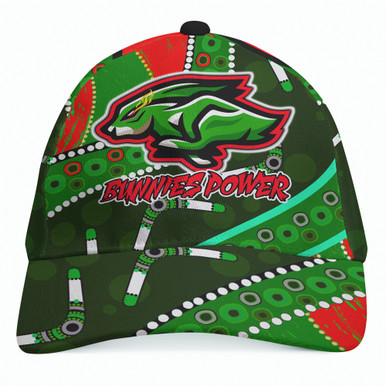 South Sydney Rabbitohs Cap - Indigenous Bunnies Power Sport Tribal Cap
