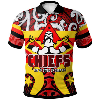 Waikato Chiefs Rugby Polo Shirt - Chiefs With Maori Pattern Naidoc Week ...