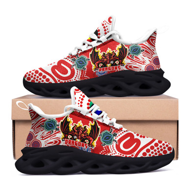 St. George Illawarra Dragons Clunky Shoes - RED V With Indigenous ...