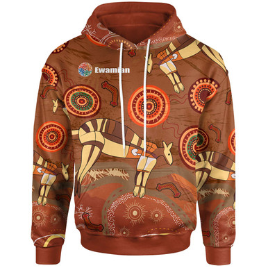 Australia Aboriginal Inspired Custom Hoodie - Talaroo Significant ...