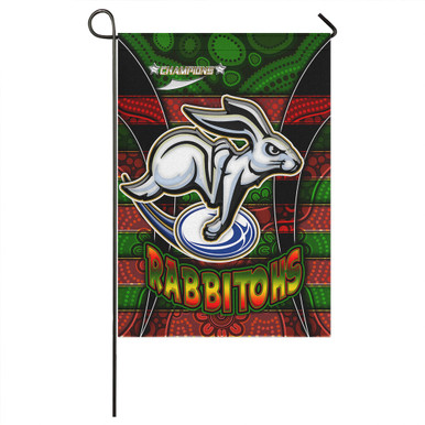 South Sydney Rabbitohs Flag - Rabbit Aboriginal Inspired Style Pattern Flag