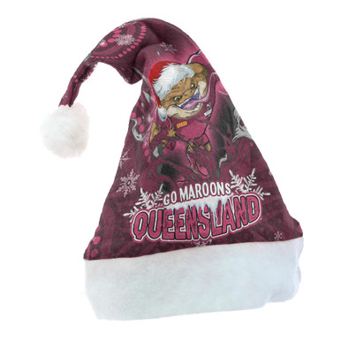 Queensland Maroons Christmas Hat - Maroons Cane Toad Aboriginal ...