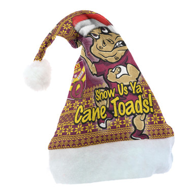 Cane Toads Christmas Hat - Custom Christmas Show Us Ya Cane Toads ...