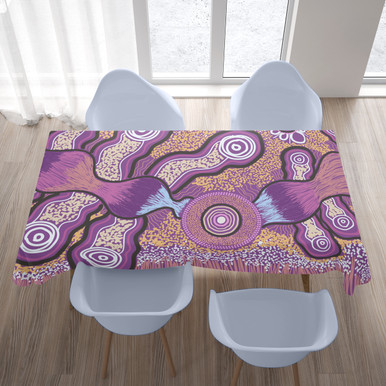 Australia Aboriginal Inspired Tablecloth - Indigenous Art Aboriginal ...