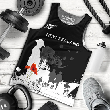 New Zealand Anzac Day Men Tank Top - Keeping The Spirit Alive Tank Top