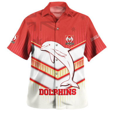 Redcliffe Dolphins Hawaiian Shirt - Redcliffe Dolphins Macost With ...
