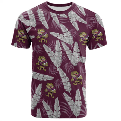 Queensland Custom T-Shirt - Tropical Patterns QLD T-Shirt