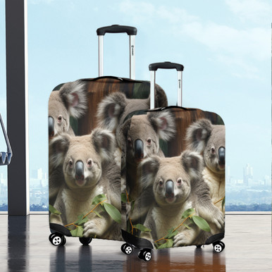 Australia Koala Luggage Cover - Three Koalas with Gum Trees Ver3 ...