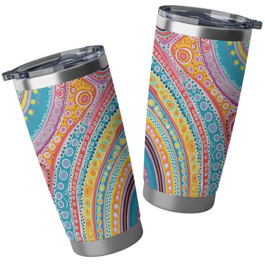 Australia Aboriginal Tumbler - Australian Indigenous Aboriginal Art ...