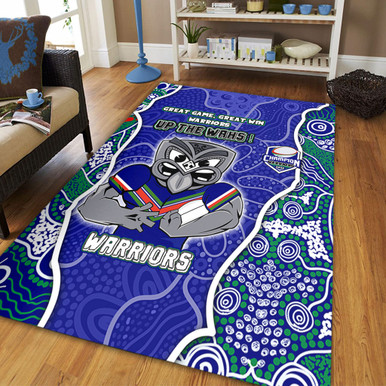 New Zealand Warriors Grand Final Custom Area Rug - Custom New Zealand ...