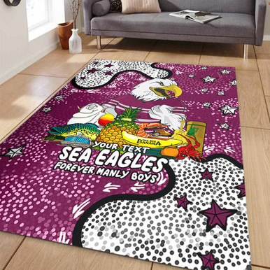Manly Warringah Sea Eagles Area Rug - Australian Big Things Area Rug
