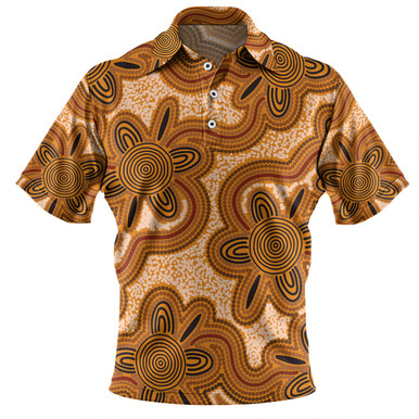 Australia Aboriginal Polo Shirt - Aboriginal Art Background Connection ...