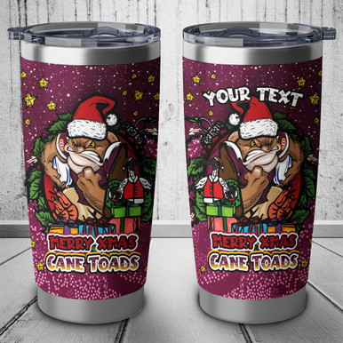 Queensland Cane Toads Tumbler - Merry Christmas Our Beloved Team With ...