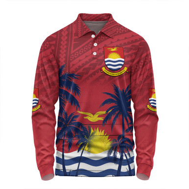 Australia South Sea Islanders Long Sleeve Polo Shirt - Gilbert Islands ...