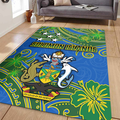 Australia South Sea Islanders Area Rug - Solomon Islands Symbol In ...
