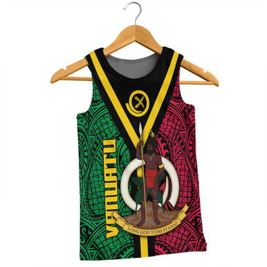 Australia South Sea Islanders Men Singlet - Vanuatu Polynesian Flag ...