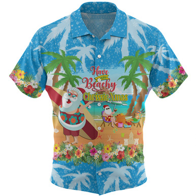Australia Christmas Custom Hawaiian Shirt - Have A Very Beachy Chrissie ...