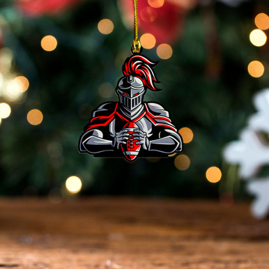 Newcastle Knights Christmas Acrylic And Wooden Ornament - Special Ugly ...