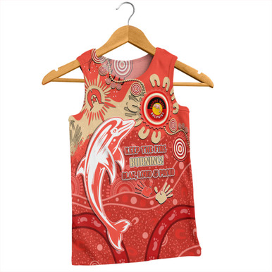 Redcliffe Dolphins Men Singlet Aboriginal Indigenous Naidoc Week ...