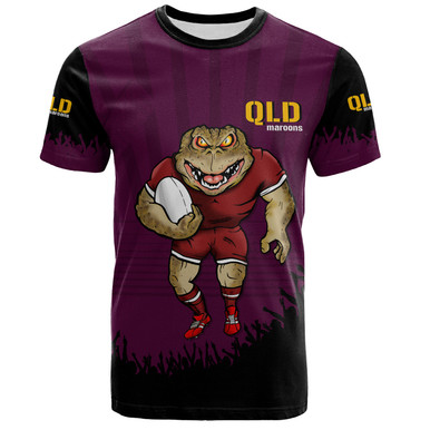 Queensland Maroons T-Shirt Custom State Of Origin 2024 Go Mighty QLD ...