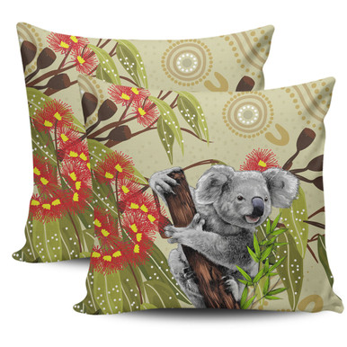 Australia Pillow Cases Aboriginal Art Painting With Koala And Gumtree ...