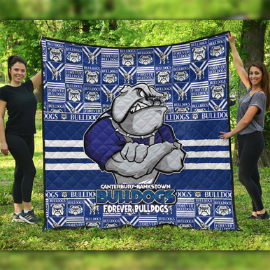 Canterbury-Bankstown Bulldogs Quilt Champion’s Pride Comic Style
