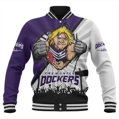 Fremantle Baseball Jacket Breaking Through Fan Design