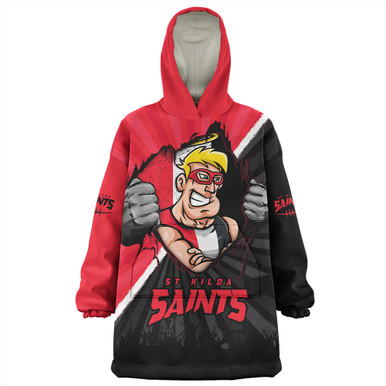 St Kilda Snug Hoodie Breaking Through Fan Design