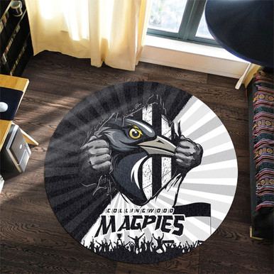 Collingwood Round Rug Breaking Through Fan Design