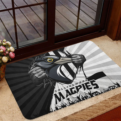 Collingwood Doormat Breaking Through Fan Design