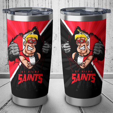 St Kilda Tumbler Breaking Through Fan Design