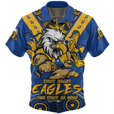 West Coast Eagles Hawaiian Shirt Ripped Legacy of the Game