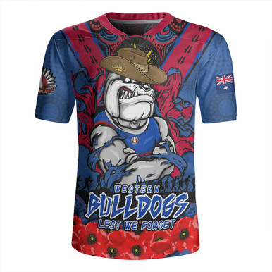 Western Bulldogs Rugby Jersey Ripped Legacy Of The Game The ANZAC ...