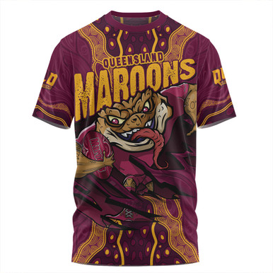 Queensland Maroons T-Shirt Maroon Venom QLD Strikeforce
