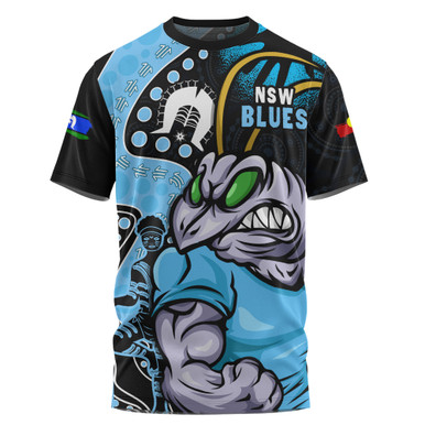 New South Wales Blues T-Shirt NAIDOC Indigenous Warrior Spirit