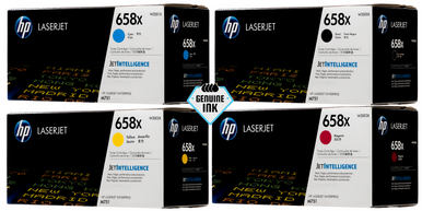 Original HP 658X SET | W2000X W2001X W2002X W2003X | LaserJet High ...