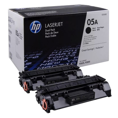 CE505D | HP 05A | Original HP Dual Pack Toner Cartridges - Black ...