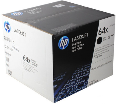 CC364XD | HP 64X 2-Pack | Original HP High-Yield Dual Pack Toner ...
