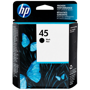 51645A | HP 45 | Original Ink Cartridge - Black - Genuine Ink