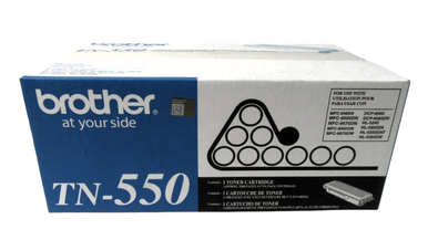 TN-550 | Original Brother Laser Toner Cartridge - Black - Genuine Ink