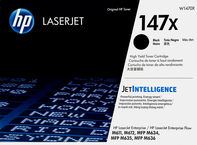 W1470X | HP 147X | Original HP LaserJet High-Yield Toner Cartridge ...