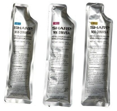 MX31NVSA | Original Sharp Developer Unit - Tri-Color - Genuine Ink