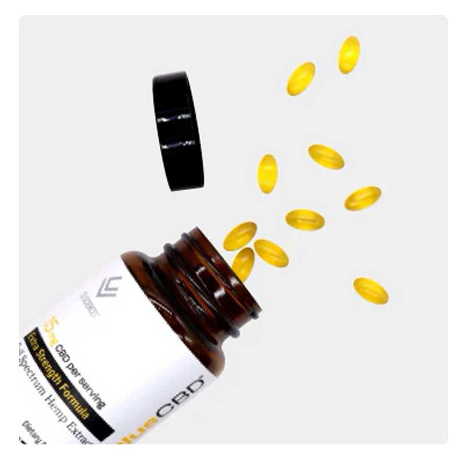 +PlusCBD Daily Balance Softgels: 15mg Full Spectrum (60ct)