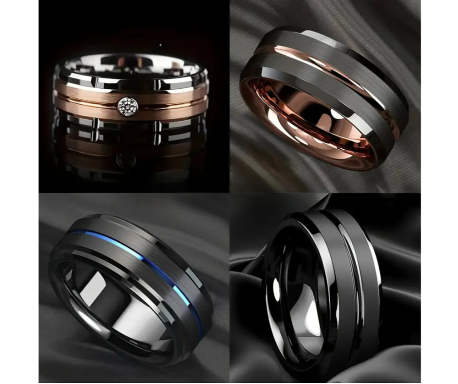 Titanium & Stainless Steel Rings
