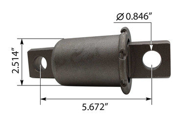 TSP-60.018F | Rear Silent Block Bushing Freightliner IHC | tsptruck.com
