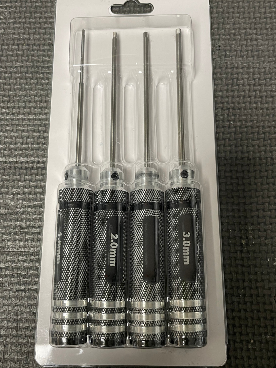 Hex Allen Screwdriver Kit (1.5mm, 2mm, 2.5mm, 3mm) Driver Set - MK Quilts