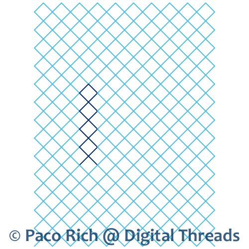 Crosshatch On-Point P2P 2" Square